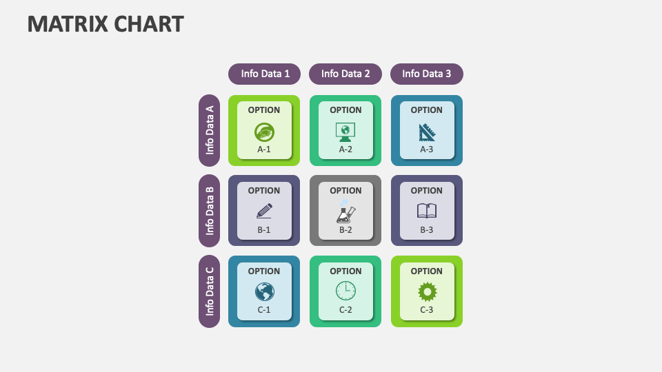 Matrix Chart for PowerPoint and Google Slides - PPT Slides