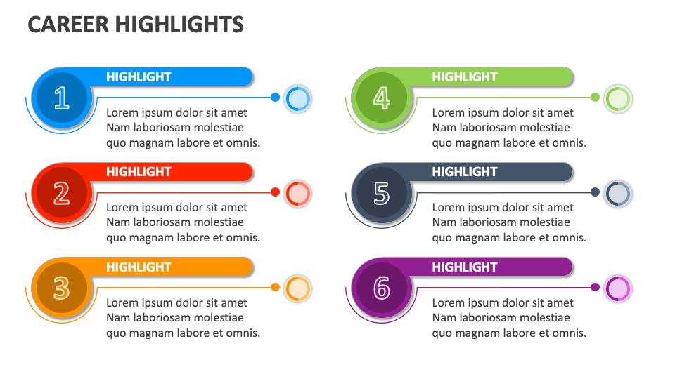 Career Highlights Template for Google Slides and PowerPoint - PPT Slides