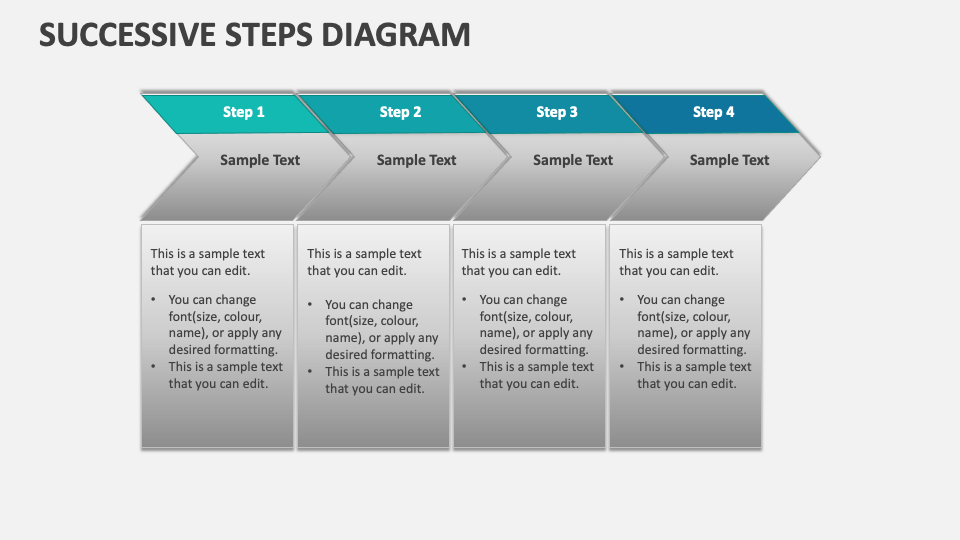 Successive Steps Diagram Template for PowerPoint and Google Slides - PPT Slides