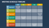 Meeting Schedule Timeline PowerPoint and Google Slides Template - PPT ...