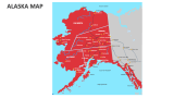 Alaska Map for Google Slides and PowerPoint - PPT Slides