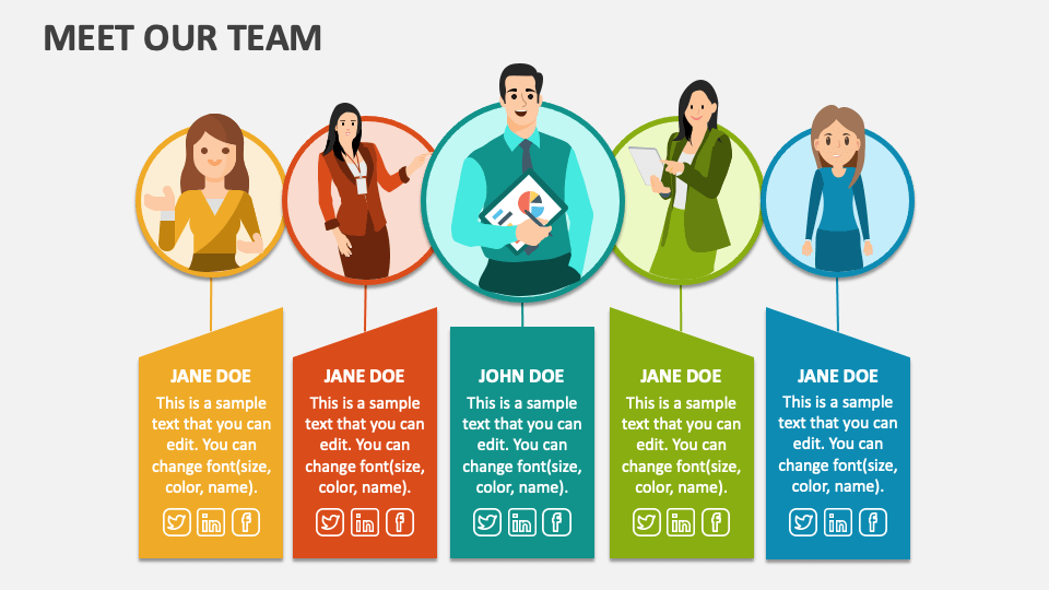 Meet Our Team PowerPoint and Google Slides Template - PPT Slides