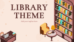 Free Library Theme for Google Slides and PowerPoint