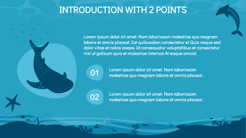Free Sea Life Theme for Google Slides and PowerPoint
