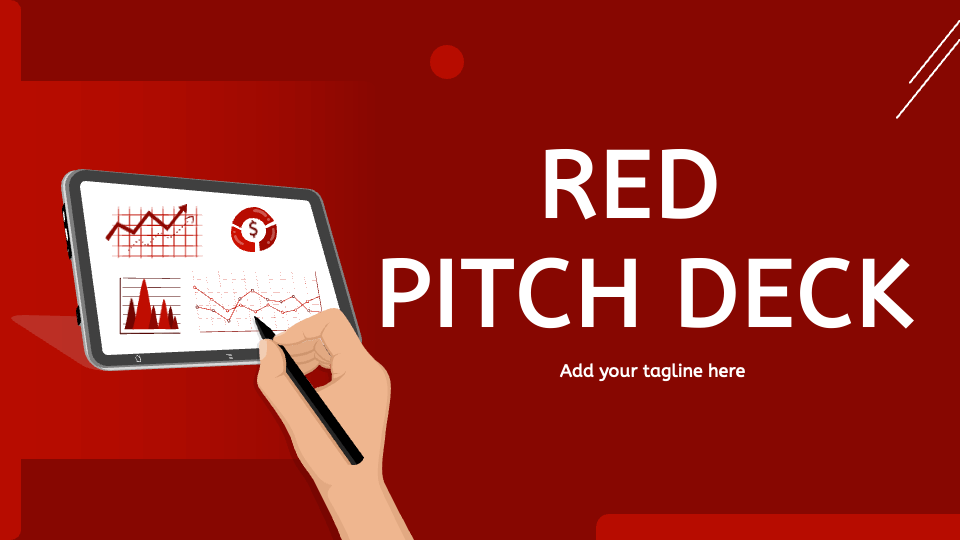 Red Pitch Deck for Google Slides and PowerPoint