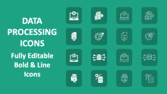 Data Processing Icons for Google Slides and PowerPoint