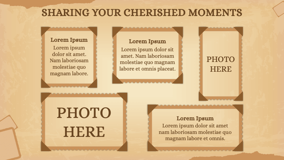 Free Vintage Photo Album Presentation Theme for Google Slides and ...