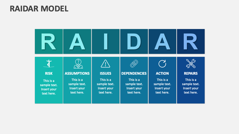 RAIDAR Model Template for PowerPoint and Google Slides - PPT Slides