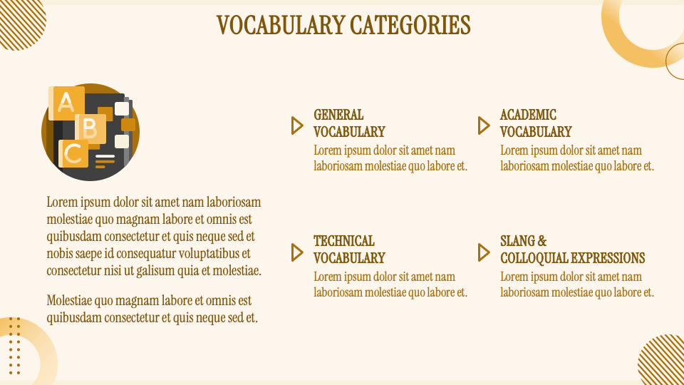 Free English Vocabulary Presentation Theme for Google Slides and ...