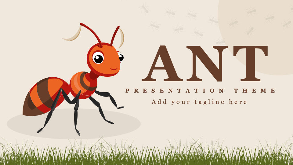 Free Ant Theme for Google Slides and PowerPoint
