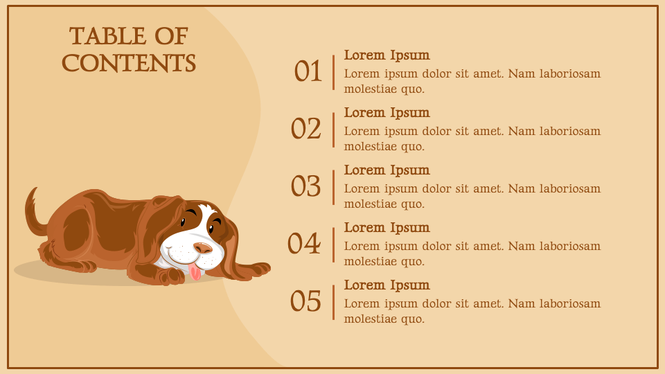 Dog Presentation Theme for PowerPoint and Google Slides - PPT Slides