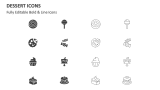 Dessert Icons for PowerPoint and Google Slides - PPT Slides