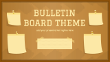 Free Bulletin Board Theme for Google Slides and PowerPoint
