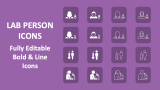 Lab Person Icons for Google Slides and PowerPoint