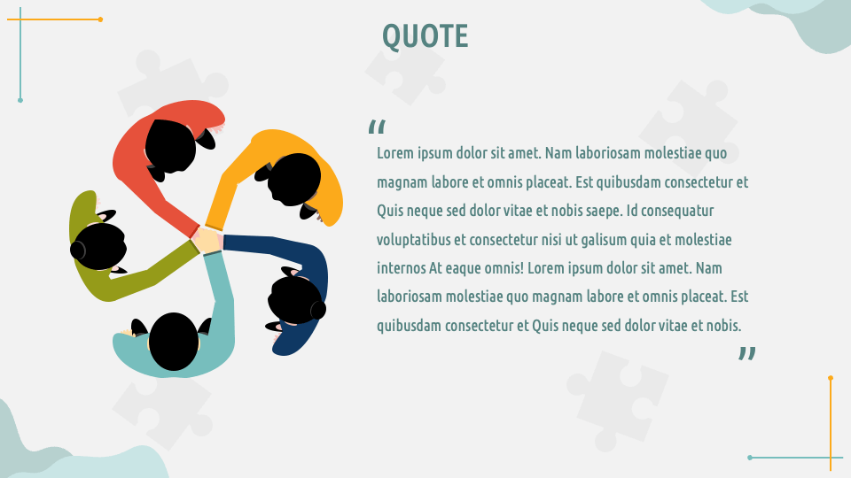 Free Teamwork Theme for Google Slides and PowerPoint