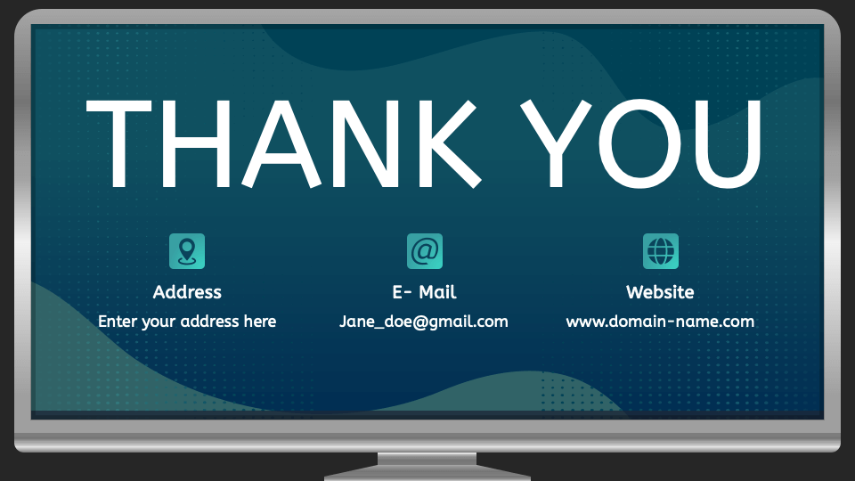 Free Computer Screen Presentation Theme for Google Slides and PowerPoint