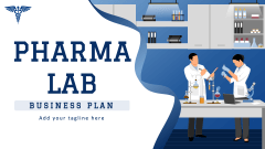 Pharma Lab Business Plan Presentation for Google Slides and PowerPoint