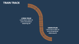 Train Track Template for PowerPoint and Google Slides - PPT Slides