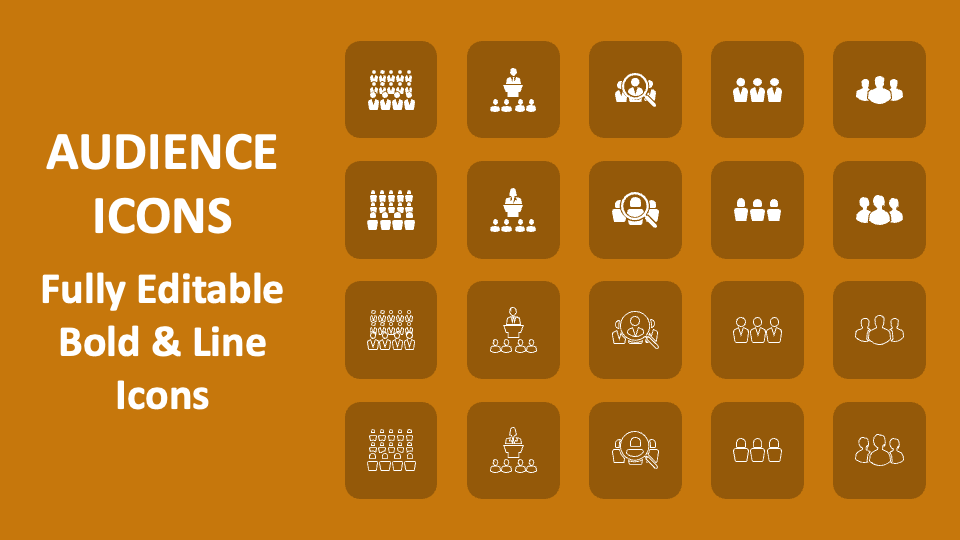 Audience Icons for Google Slides and PowerPoint