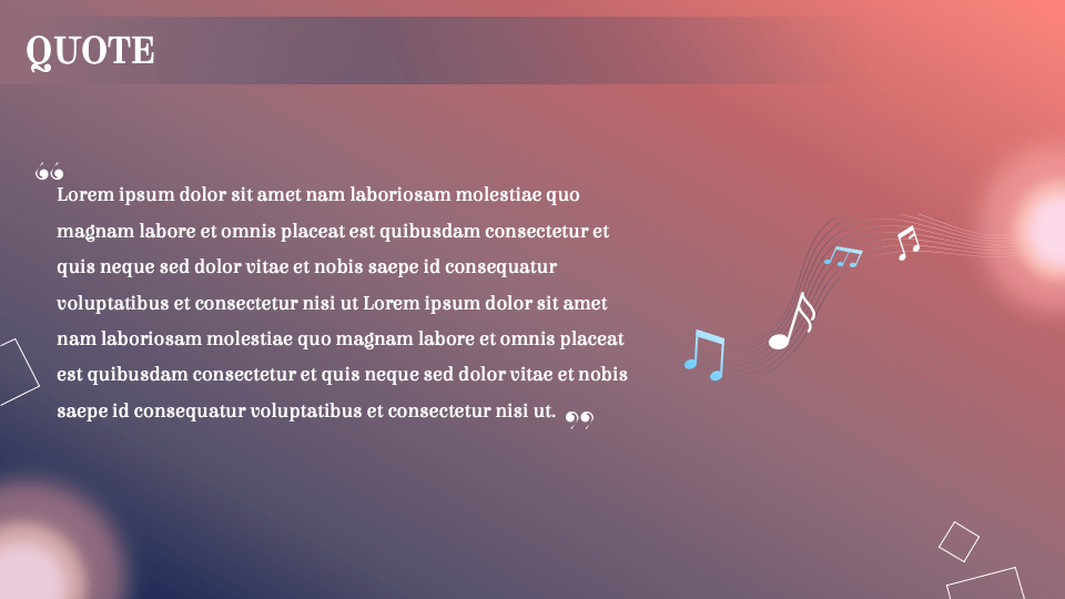 Free Music Background Presentation for Google Slides and PowerPoint