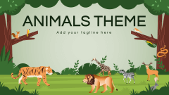 Free Animals Presentation Theme for Google Slides and PowerPoint
