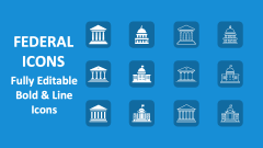 Federal Icons for Google Slides and PowerPoint