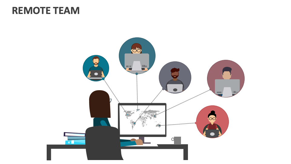 Remote Team PowerPoint and Google Slides Template - PPT Slides