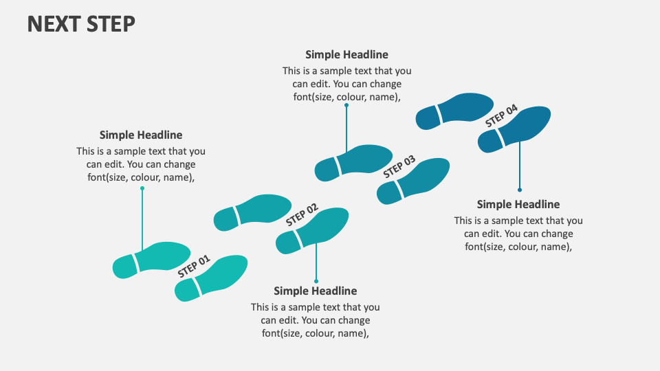Next Step PowerPoint and Google Slides Template - PPT Slides