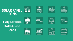 Solar Panel Icons for PowerPoint and Google Slides - PPT Slides