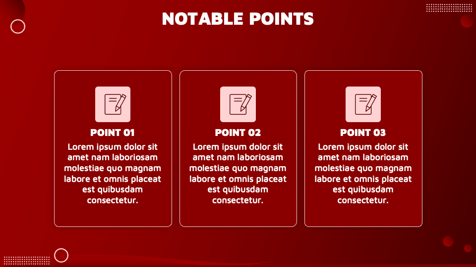 Minimal Red Presentation for Google Slides and PowerPoint