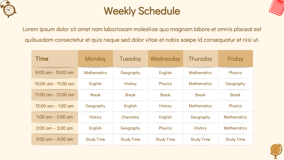 Free - My Class Agenda Presentation Template for Google Slides and ...