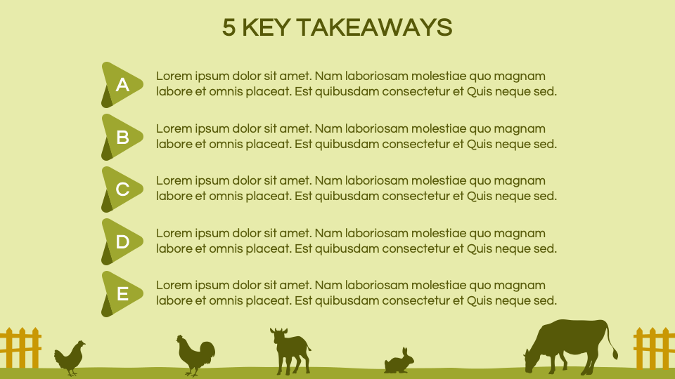 Free Livestock Presentation Theme for Google Slides and PowerPoint