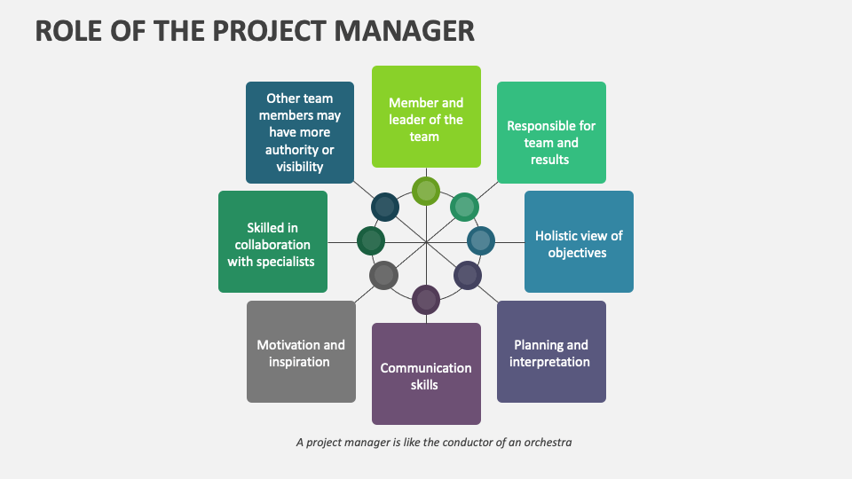 Role Of The Project Manager Powerpoint And Google Slides Template - Ppt
