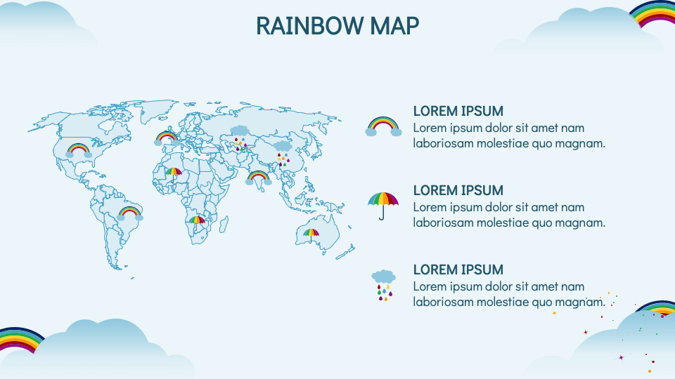 Free Rainbow Presentation Theme for Google Slides and PowerPoint
