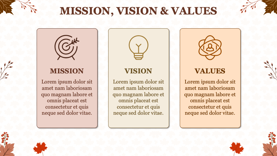 Free Autumn Leaves Presentation Theme for Google Slides and PowerPoint