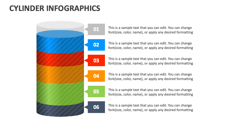 Cylinder Infographics PowerPoint and Google Slides Template - PPT Slides