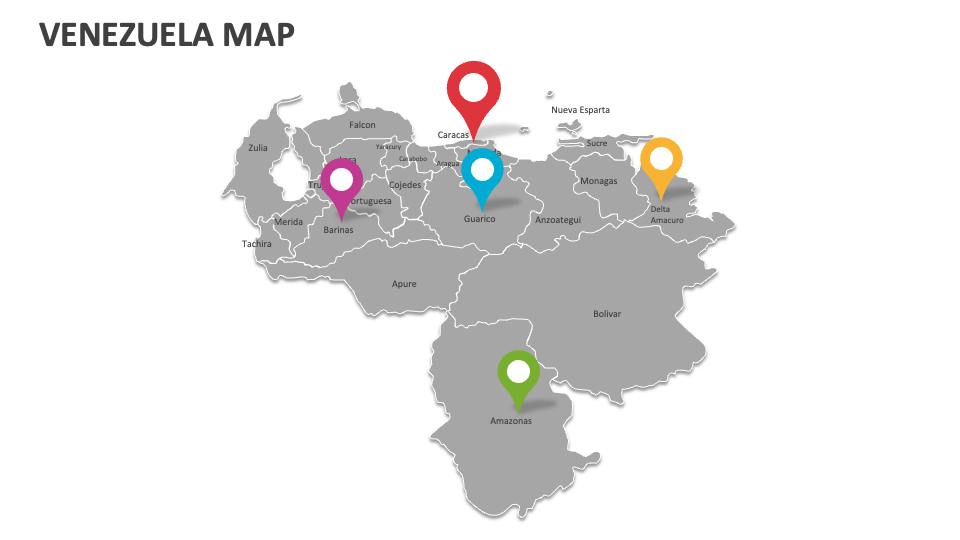 Venezuela Map for Google Slides and PowerPoint - PPT Slides