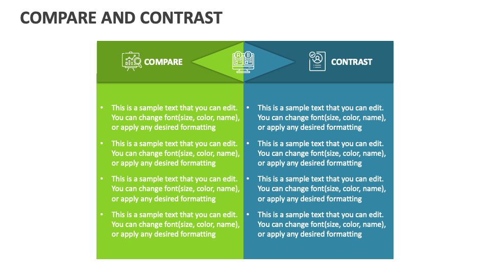 Compare and Contrast PowerPoint and Google Slides Template - PPT Slides