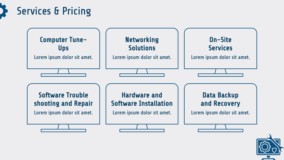 Computer Maintenance Business Plan PowerPoint and Google Slides ...