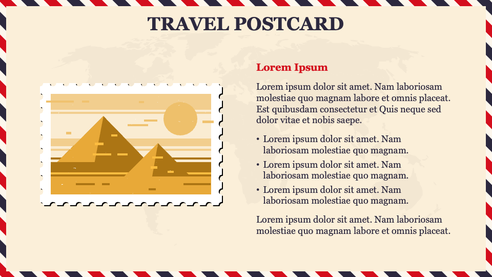 Free Postcard Theme for Google Slides and PowerPoint