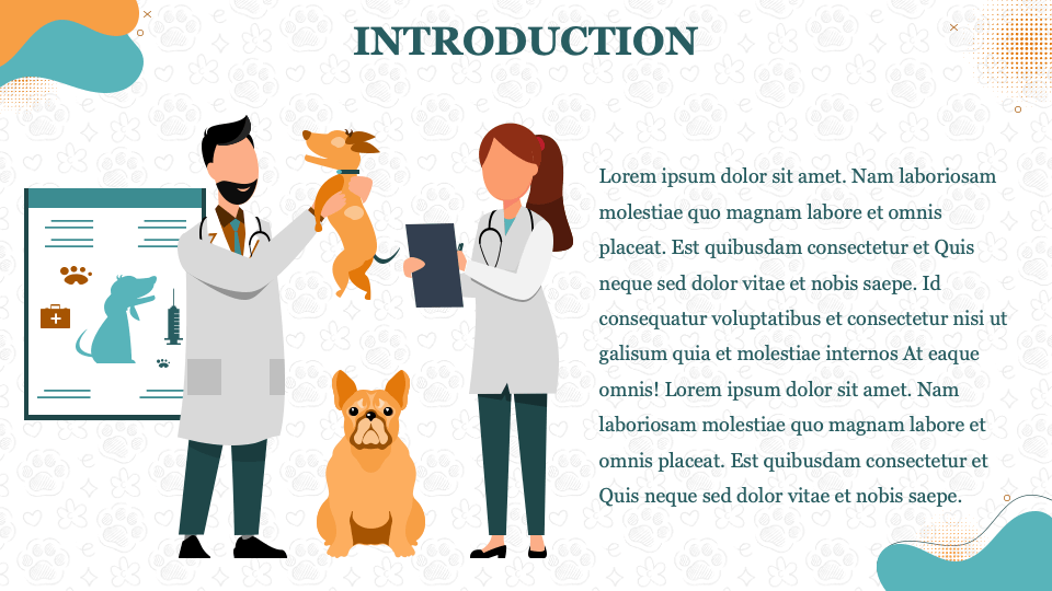 Free Vet Clinic Presentation Theme for Google Slides and PowerPoint