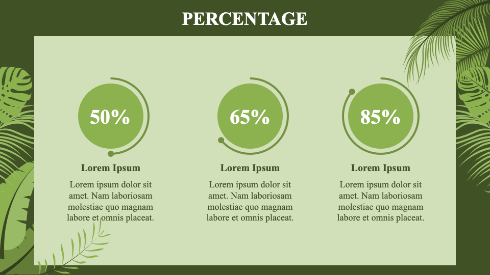 Free Greenery Presentation Theme for Google Slides and PowerPoint