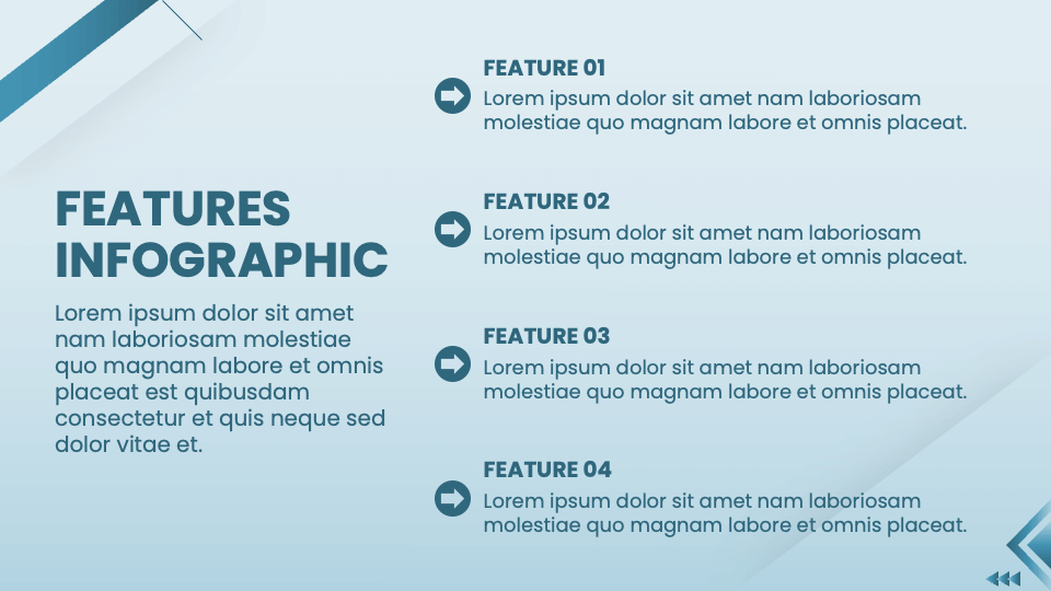 Minimal Blue Presentation for Google Slides and PowerPoint