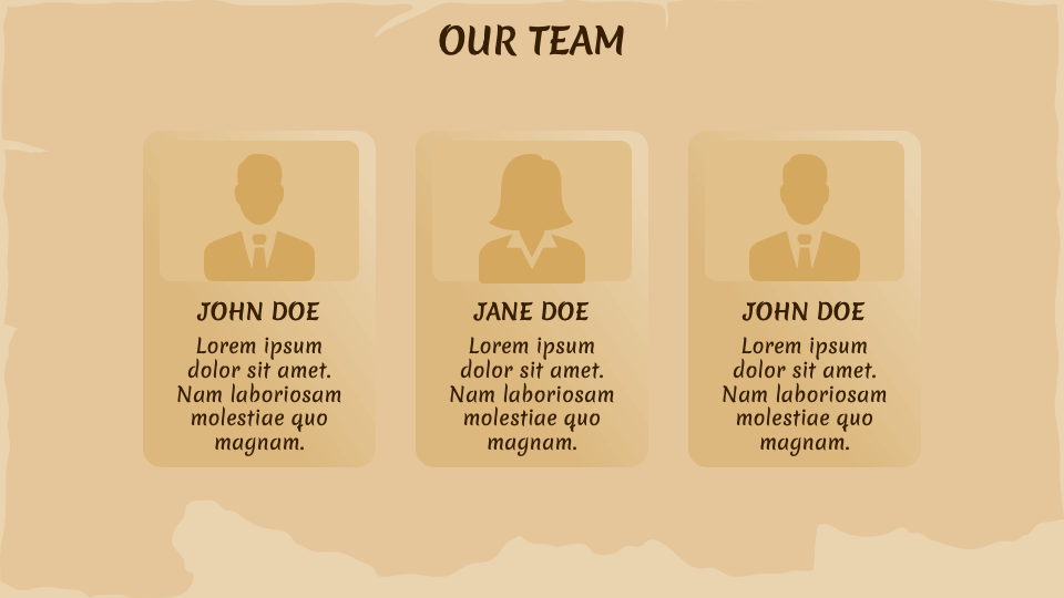 Vintage Paper Presentation Theme for PowerPoint and Google Slides - PPT ...