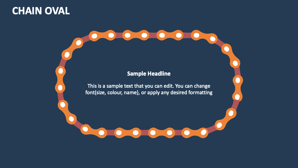 Chain Oval PowerPoint and Google Slides Template - PPT Slides