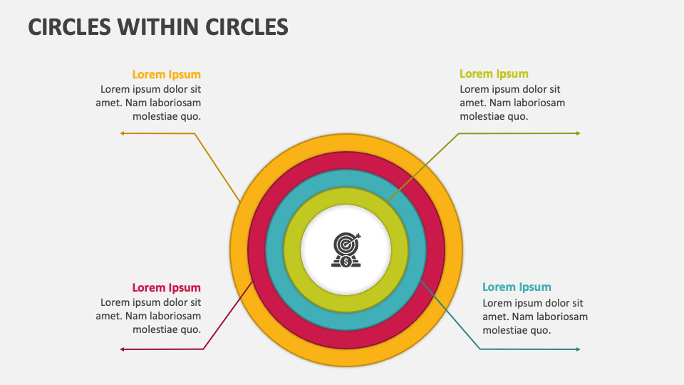 Circles Within Circles Template for Google Slides and PowerPoint - PPT Slides