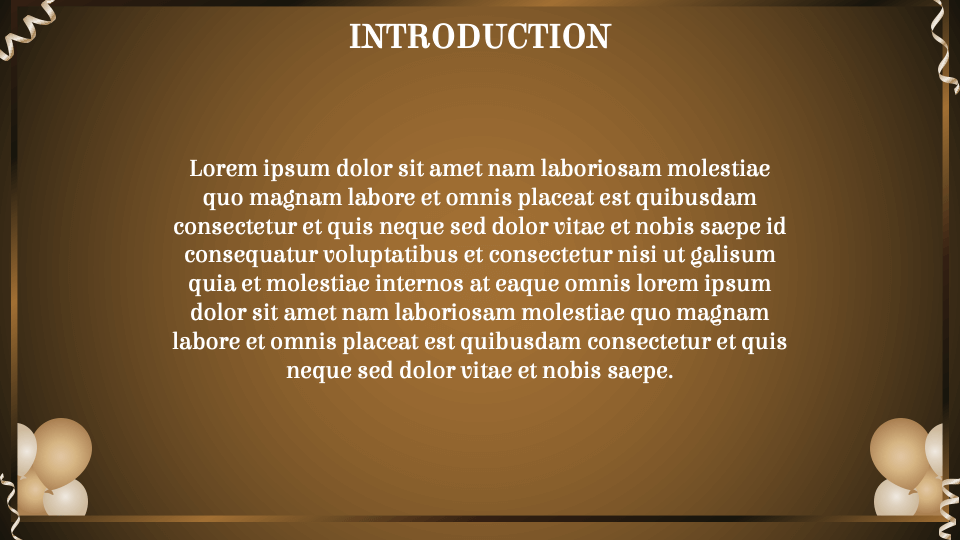 Free 20th Birthday Presentation Template Template for Google Slides and ...