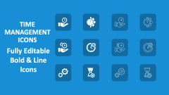 Time Management Icons for Google Slides and PowerPoint