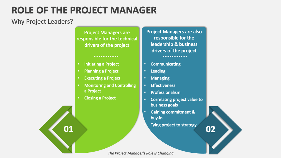 Role Of The Project Manager Powerpoint And Google Slides Template - Ppt