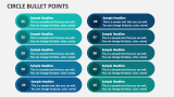 Circle Bullet Points PowerPoint and Google Slides Template - PPT Slides